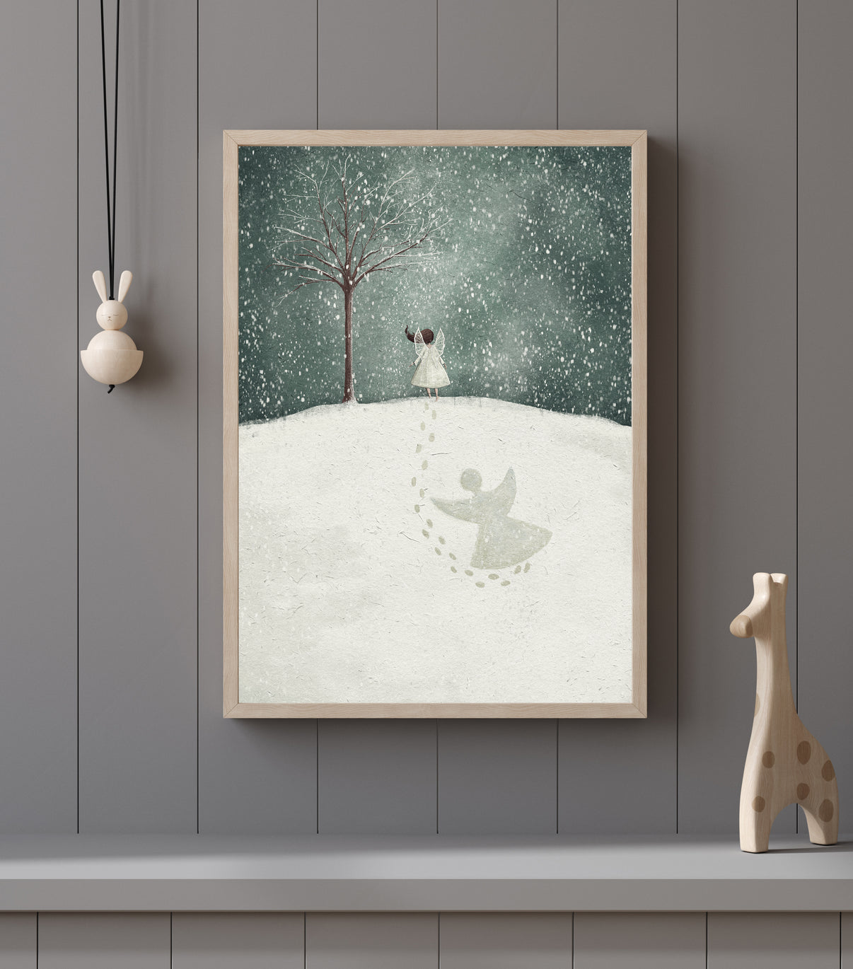 Snow Angel - Art print – illustrationsbymajali